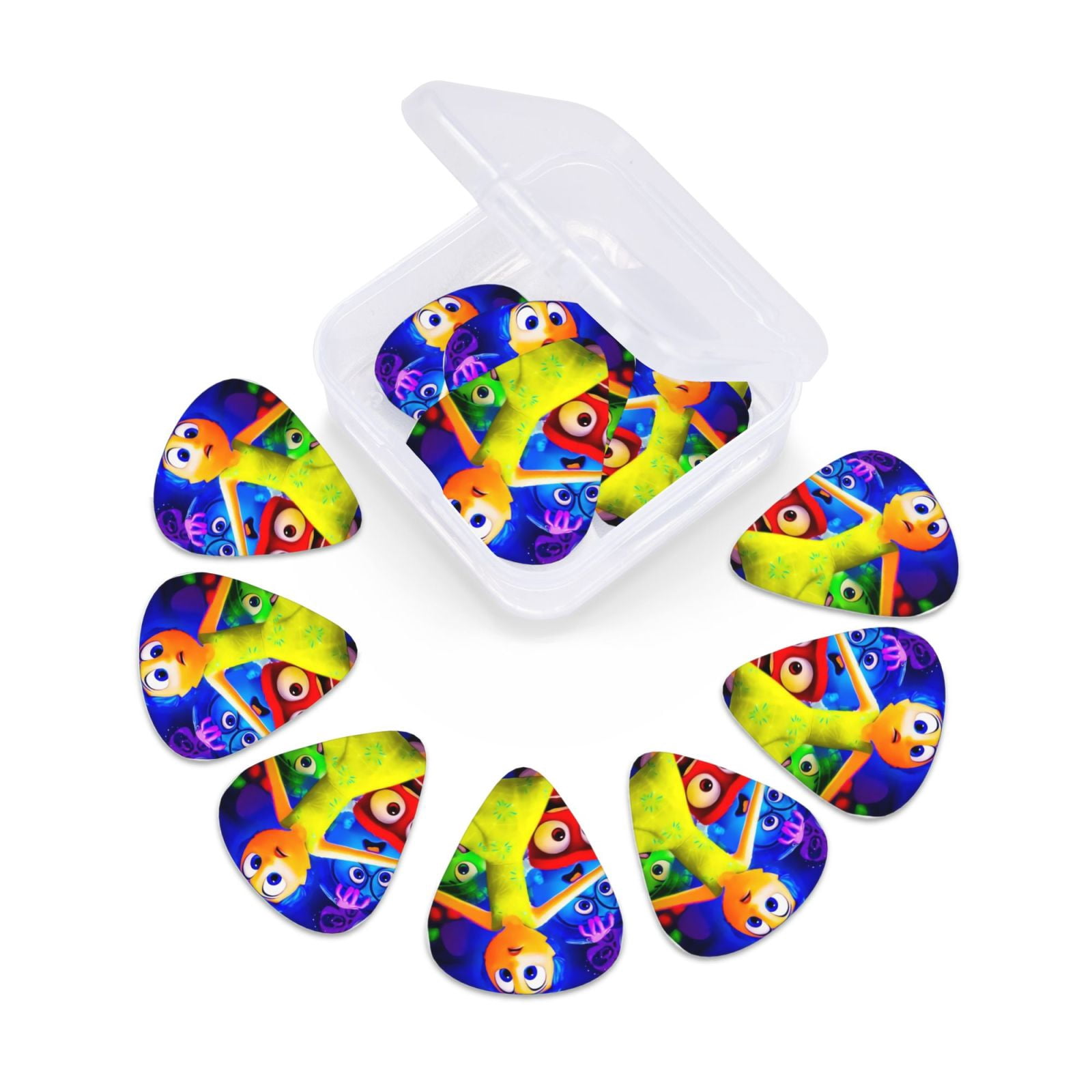 Inside Out 2 12 Piece Guitar Picks Set With Holder For Acoustic ...