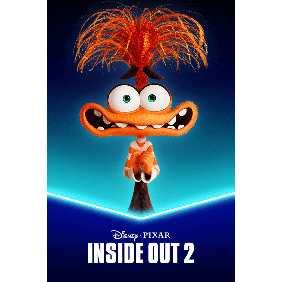 Inside Out 2 2024 Movie Poster 24x36 Animated Comedy Adventure Pixar ...