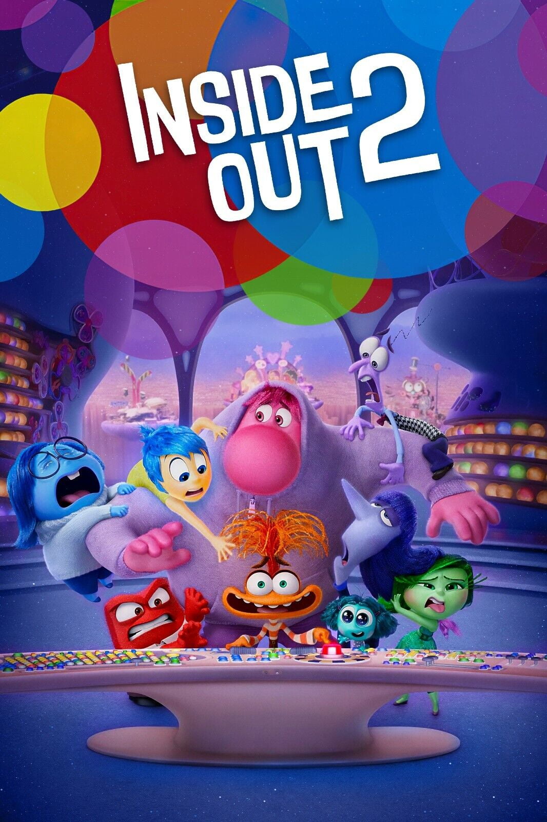 Inside Out 2 2024 Poster 24x36 Pixar Animated Family Comedy Art ...