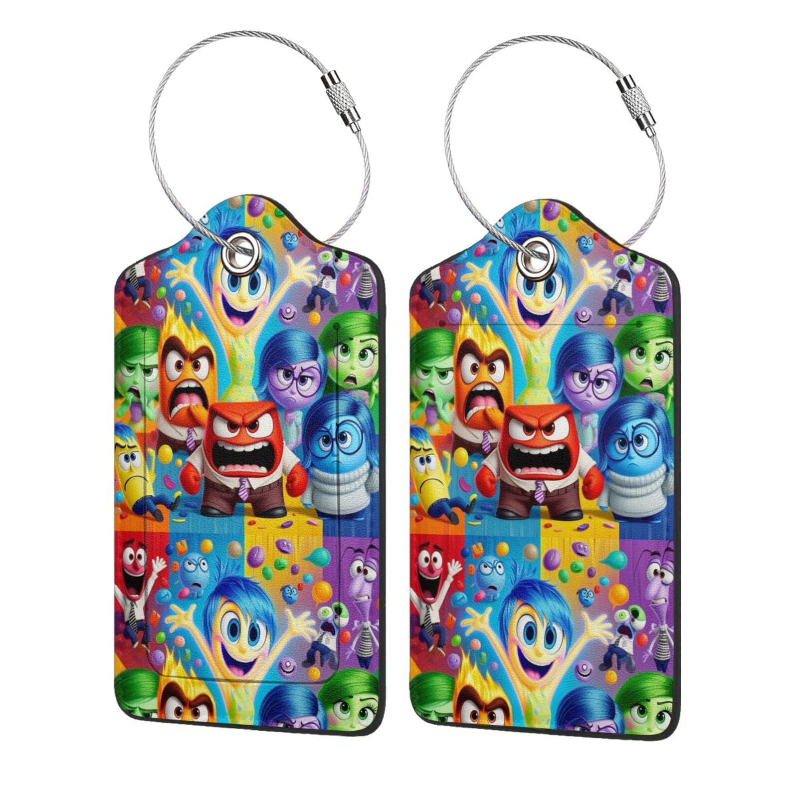 Inside Out 2 965 Luggage Tags for Suitcases Travel ID Identification ...