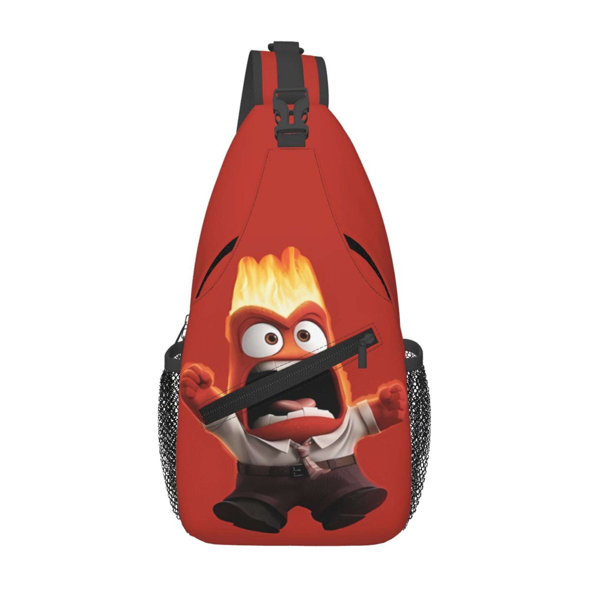 Inside Out 2 Anger Sling Bag Crossbody Sling Backpack Chest Bag Daypack ...