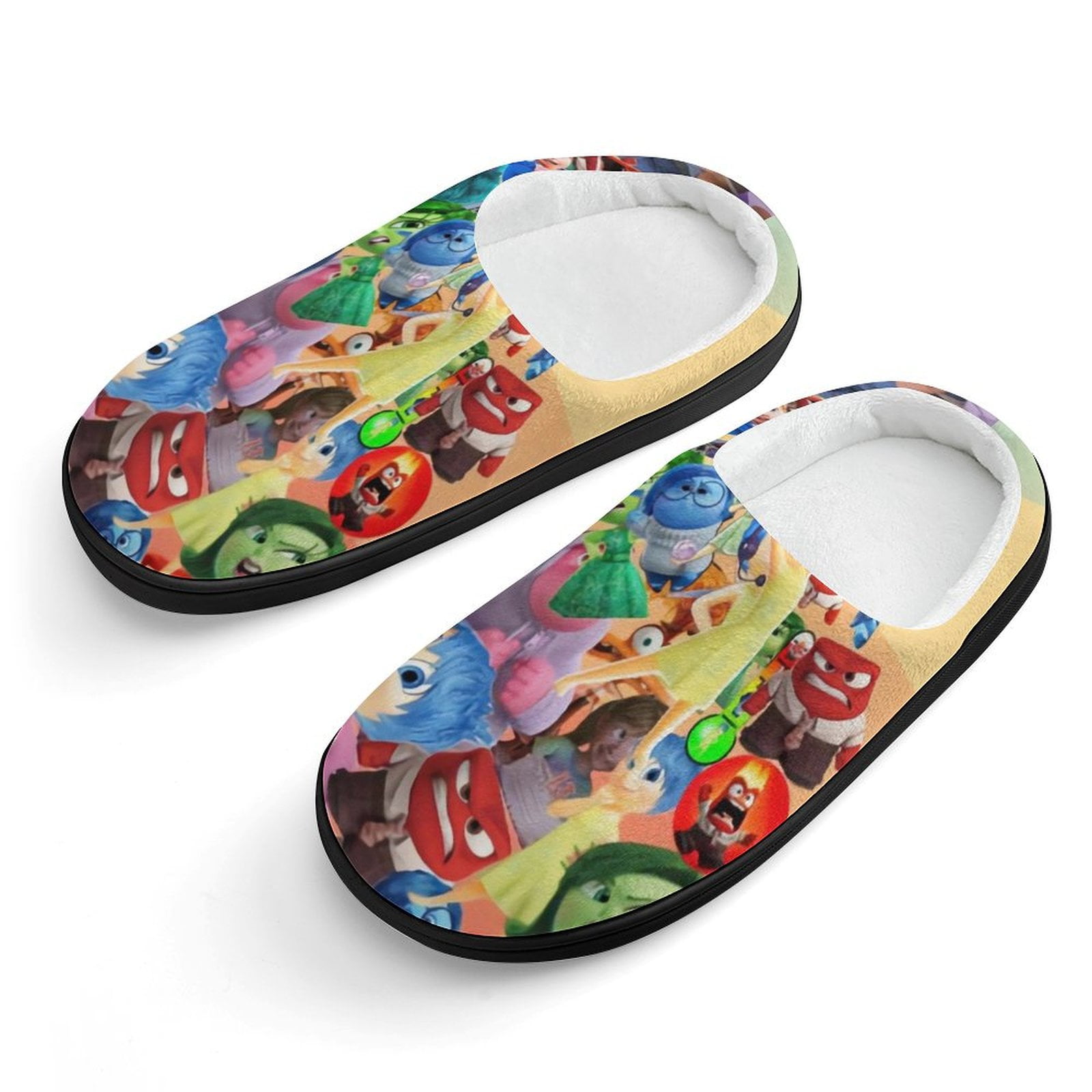 Inside Out 2 Angry Sadness Joy Disgust Disgust 98 Slippers for Kids ...