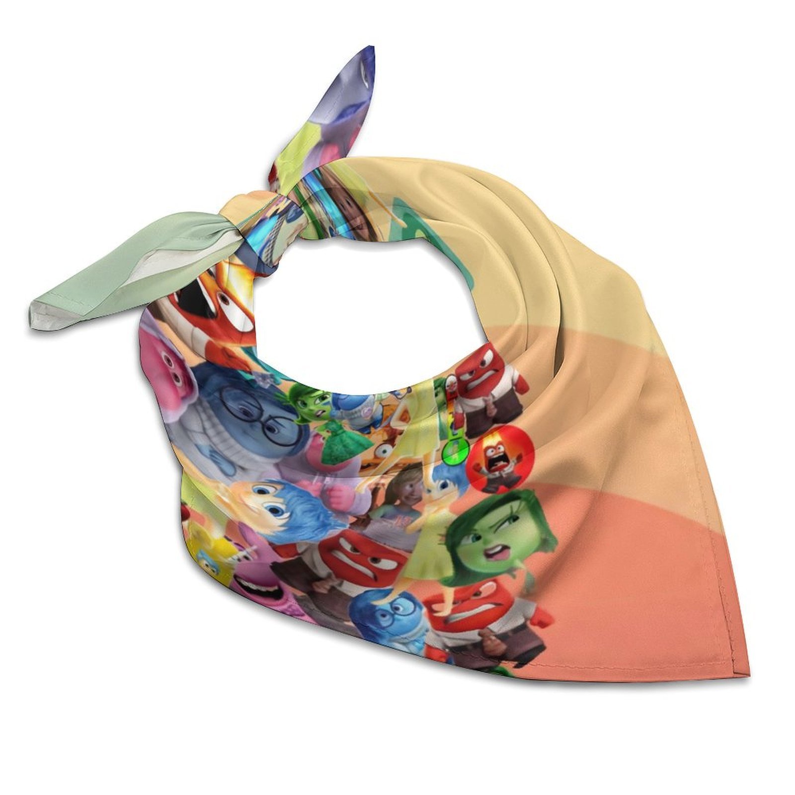 Inside Out 2 Angry Sadness Joy Disgust Disgust 98 Square Satin Head ...