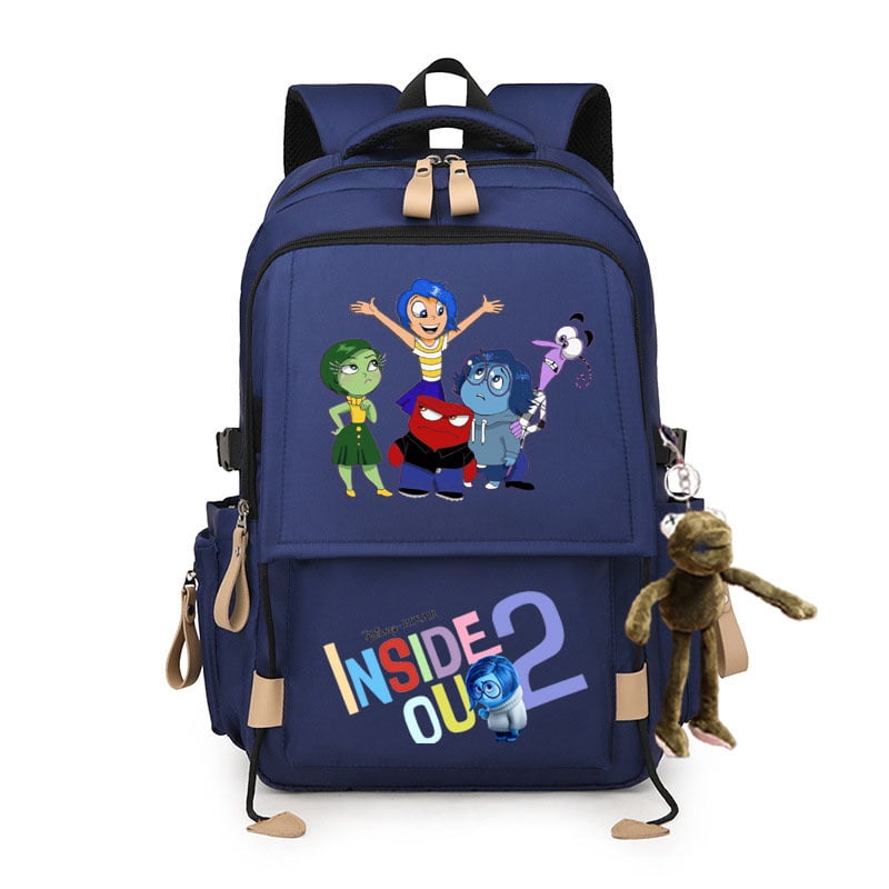 Inside/Out 2 Anime Backpacks Cartoon Laptop Backpack Daypack 3D Printed ...