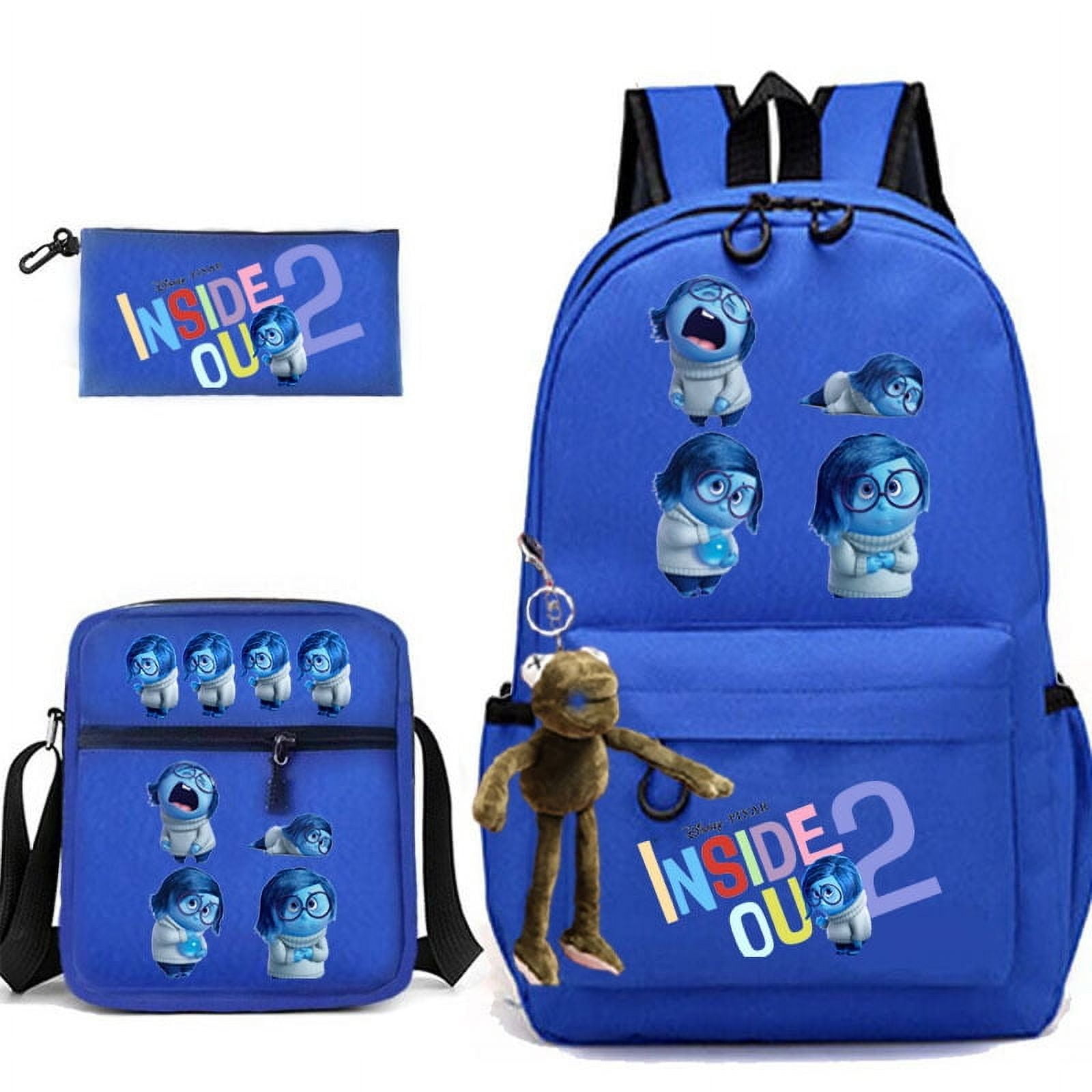 Inside/Out 2 Anime Backpacks Cartoon Laptop Backpack Daypack 3D Printed ...