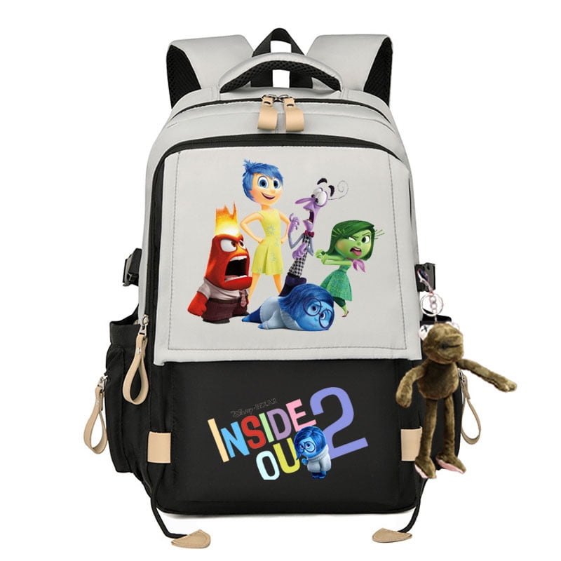 Inside/Out 2 Anime Backpacks Cartoon Laptop Backpack Daypack 3D Printed ...