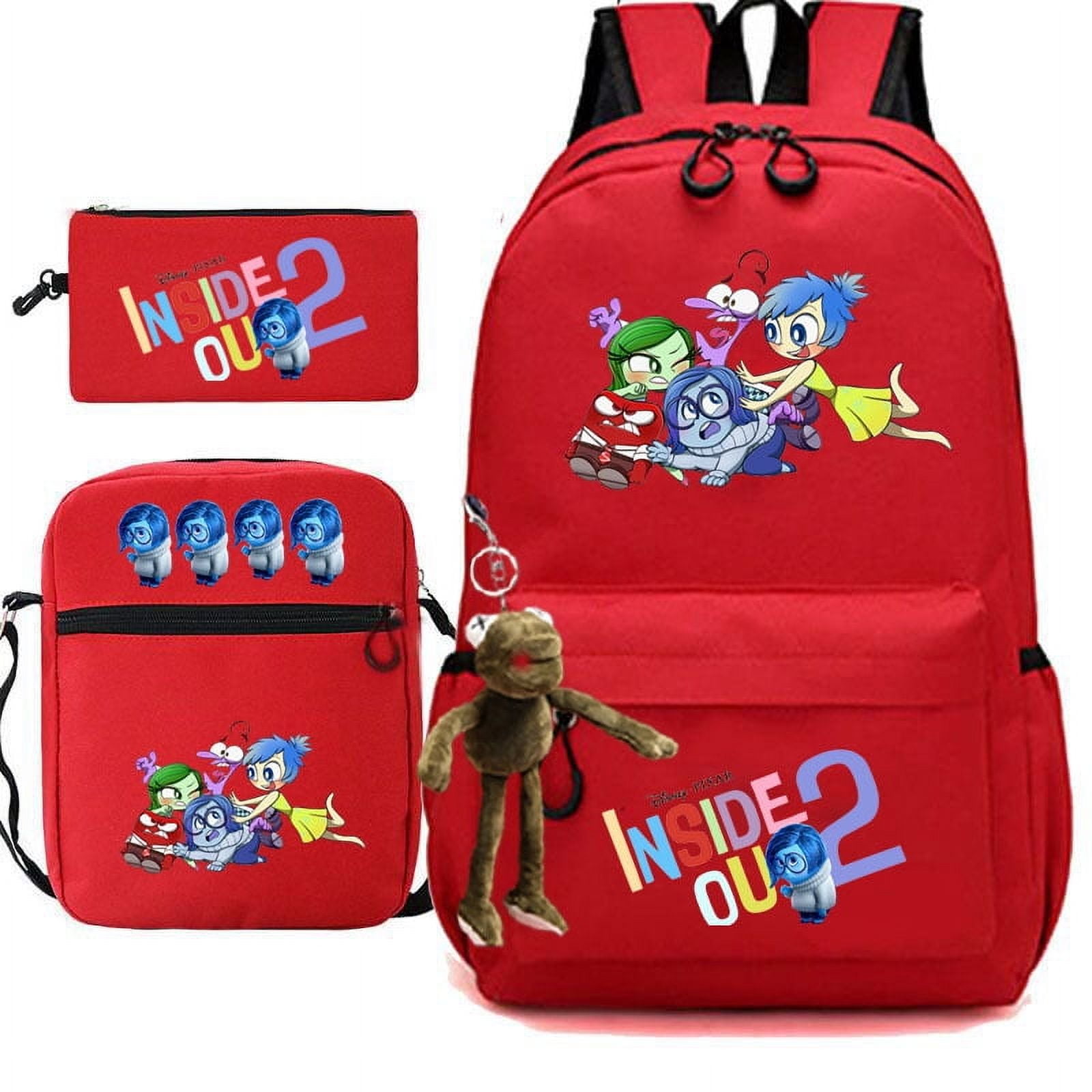 Inside/Out 2 Anime Backpacks Cartoon Laptop Backpack Daypack 3D Printed ...