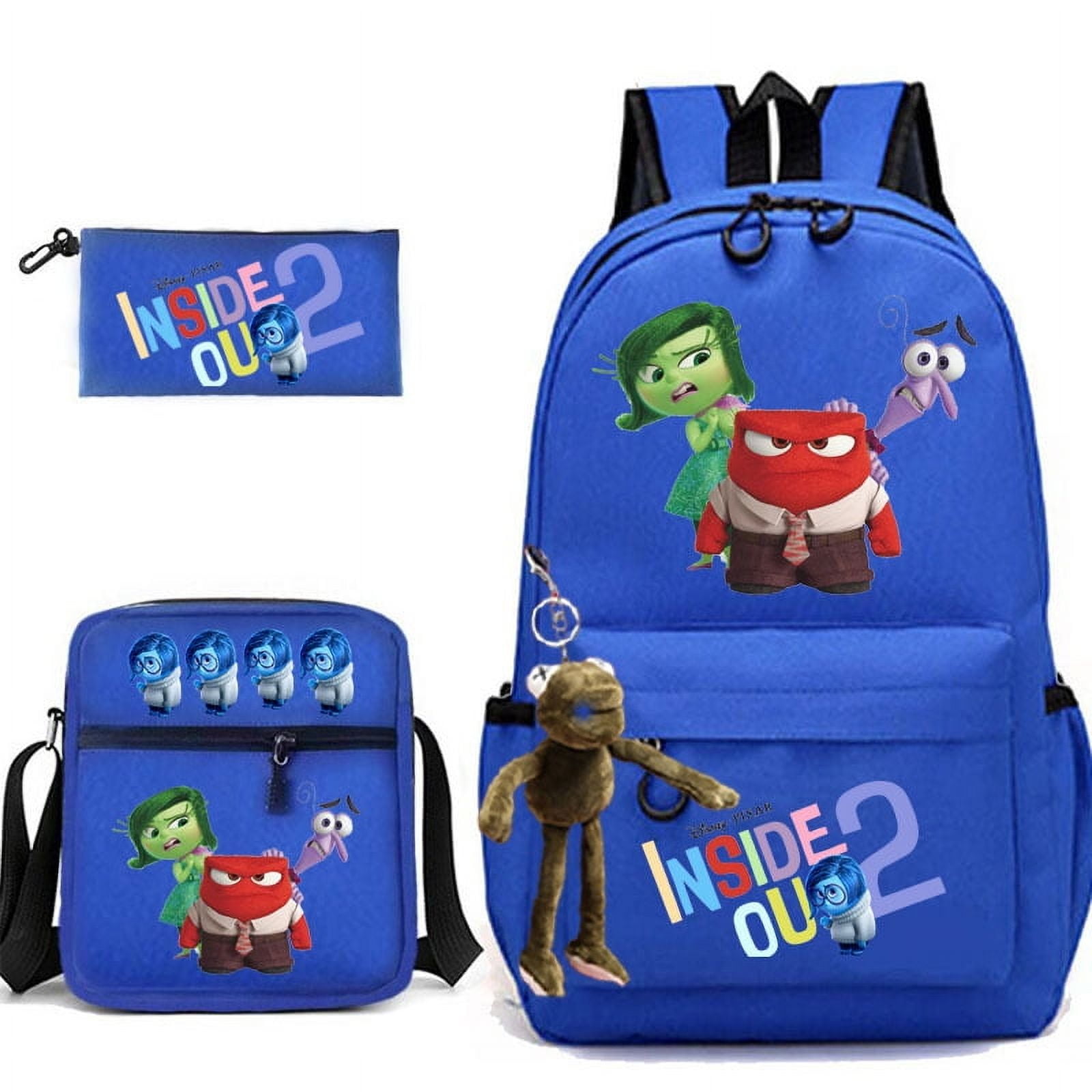 Inside/Out 2 Anime Backpacks Cartoon Laptop Backpack Daypack 3D Printed ...