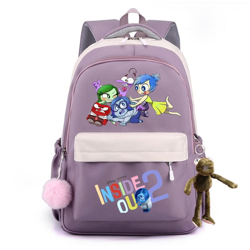Inside/Out 2 Anime Backpacks Cartoon Laptop Backpack Daypack 3D Printed ...
