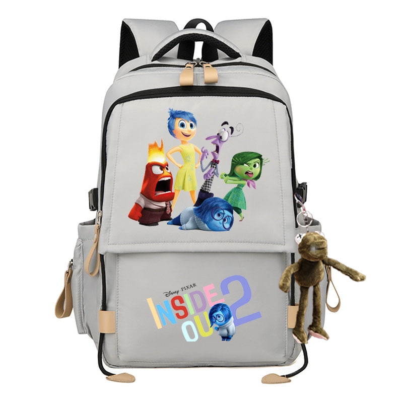 Inside/Out 2 Anime Backpacks Cartoon Laptop Backpack Daypack 3D Printed ...