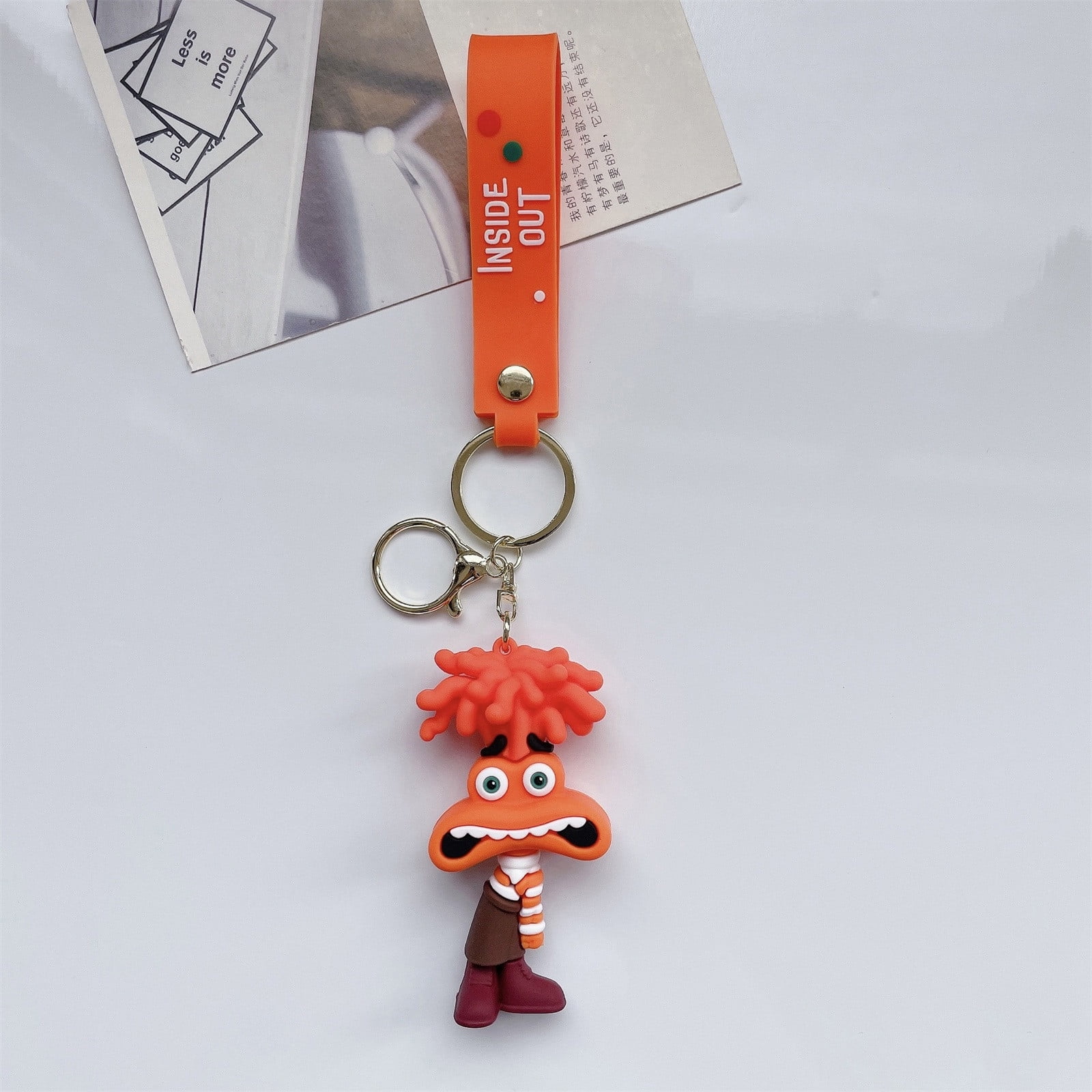 Inside Out 2 Anxiety Keychain, Inside Out 2 Peripherals, Inside Out ...