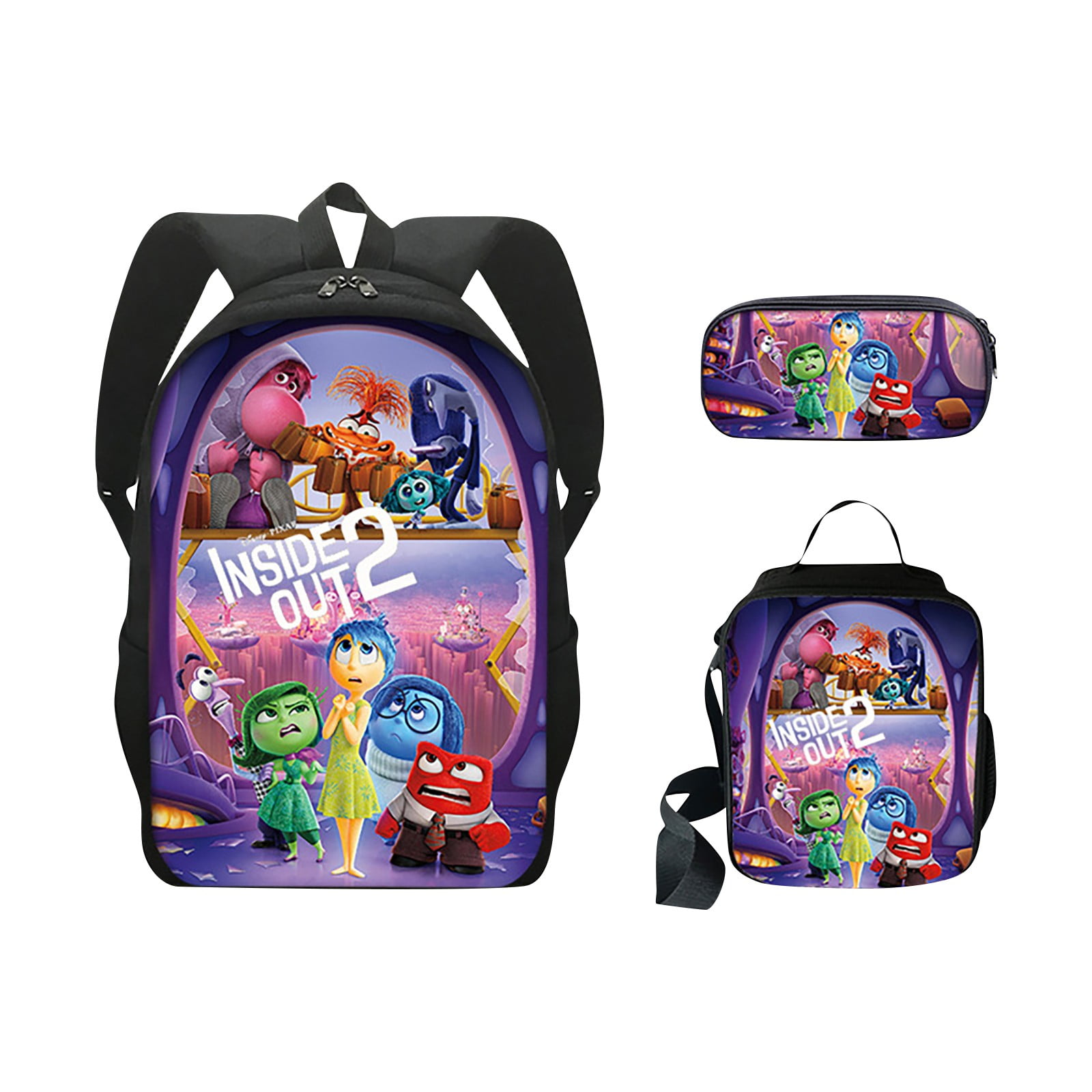 Inside Out 2 Backpack, Back to School Supplies, 16" School Bag, School ...
