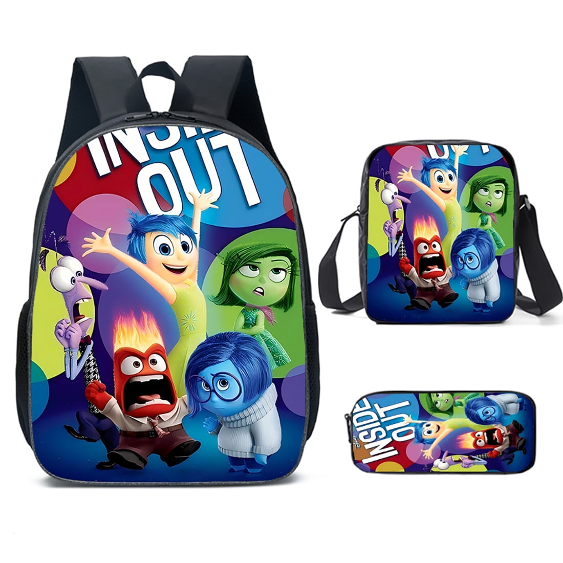 Inside Out 2 Backpack Set for Boys Kids, Anime Kids Boys Backpack with ...