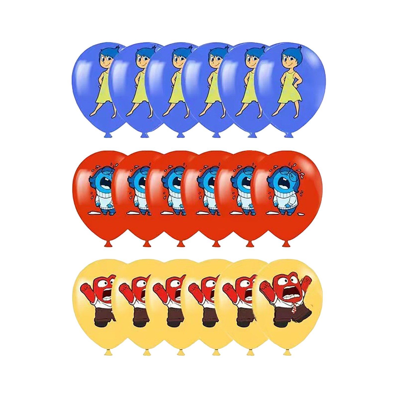 Inside Out 2 Balloons 18PC 2025 Party Decorations Party Decorations ...