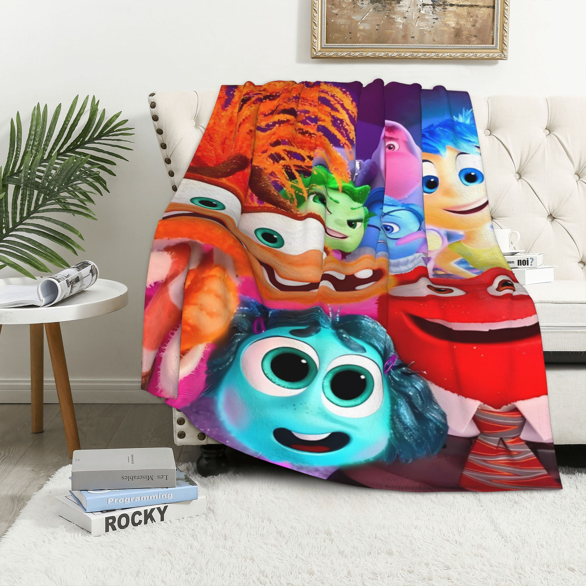 Inside Out 2 Blanket,Soft Throw Blanket, Flannel Bed Blankets, Soft ...