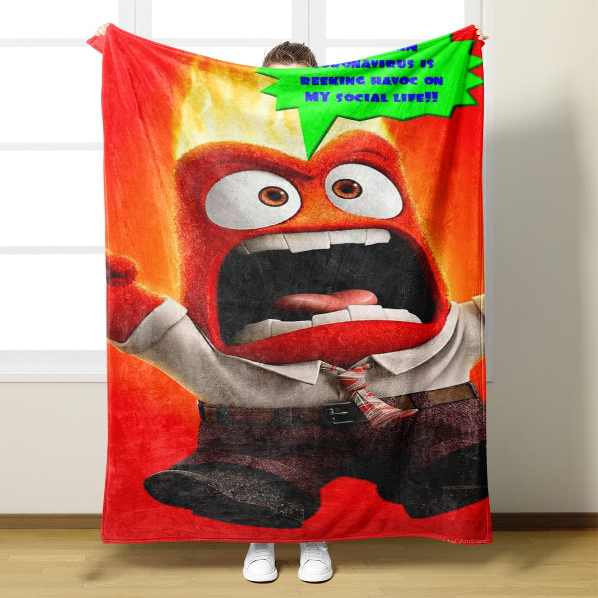 Inside Out 2 Blanket Soft Warm Blanket Thermal Flannel Blankets All ...