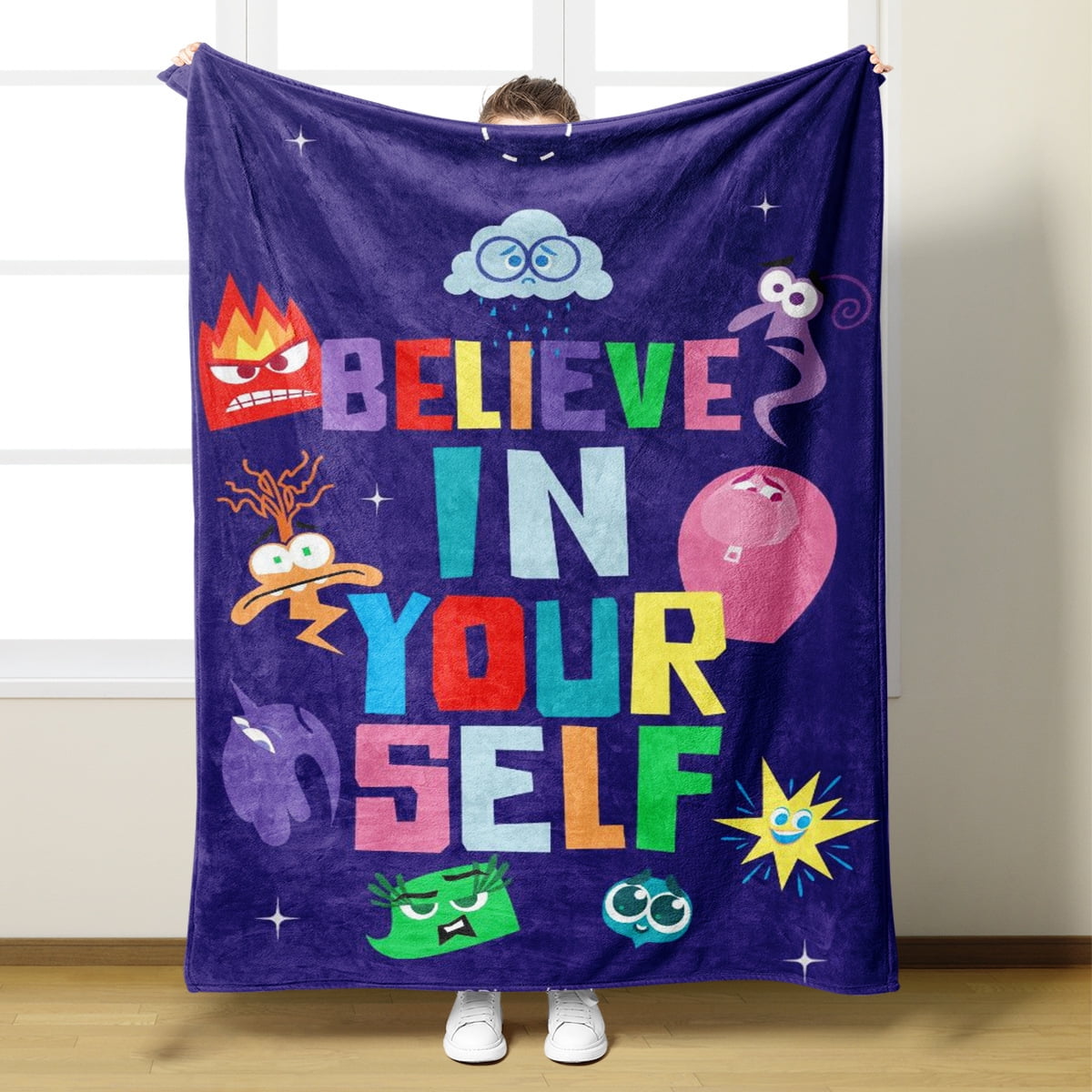 Inside Out 2 Blanket Soft Warm Blanket Thermal Flannel Blankets All ...