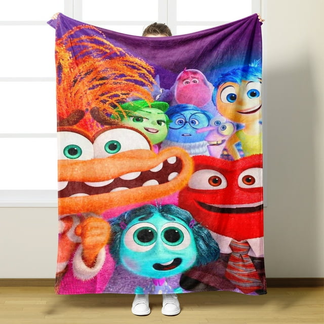 Inside Out 2 Blanket Soft Warm Blanket Thermal Flannel Blankets All ...