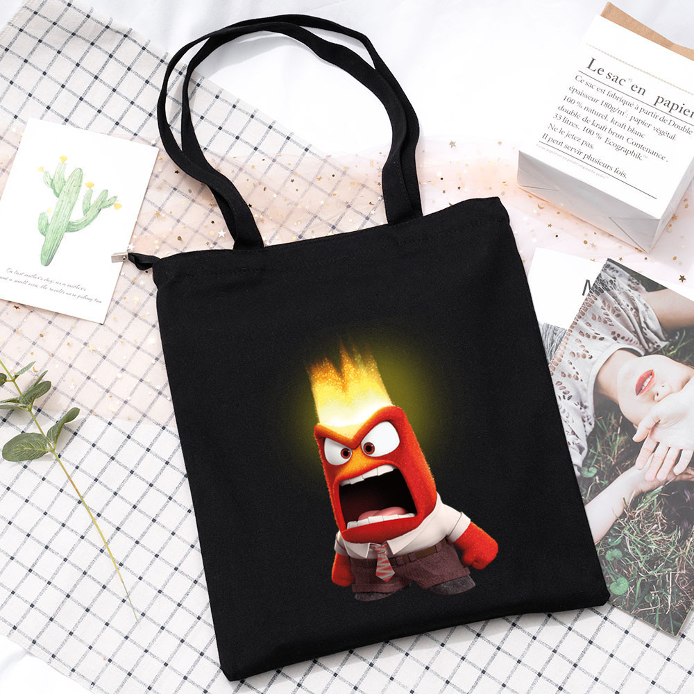 Inside Out 2 Cartoon Lover Gift Tote Bag Gift For Women Boys Girls Gift ...