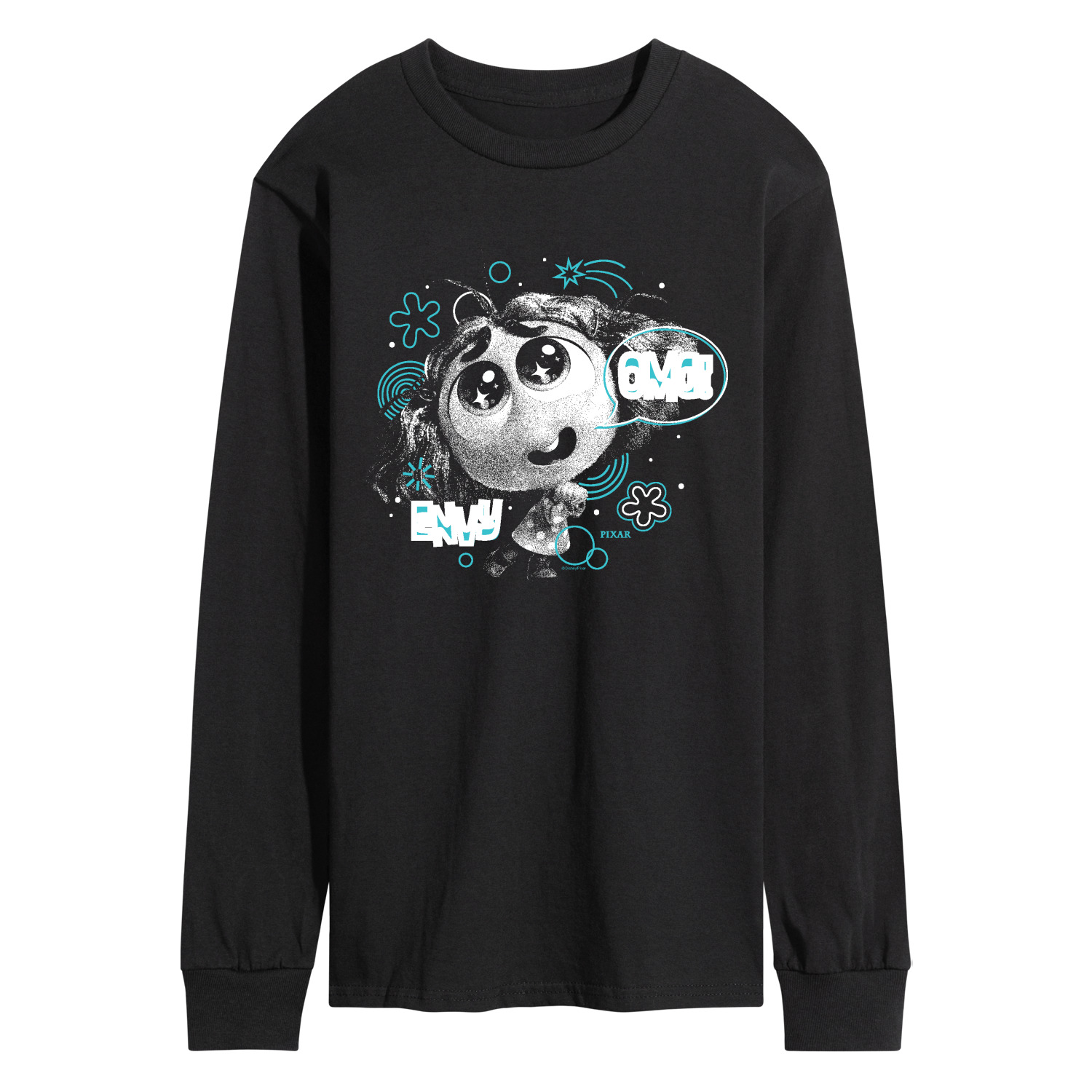 Inside Out 2 - Doodle Portrait Envy - Men's Long Sleeve Graphic T-Shirt ...