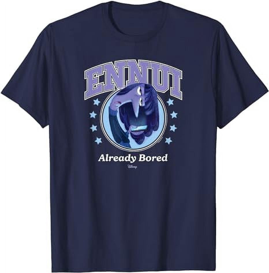 Inside Out 2 - Ennui Already Bored Emotion Character T-Shirt - Walmart.com