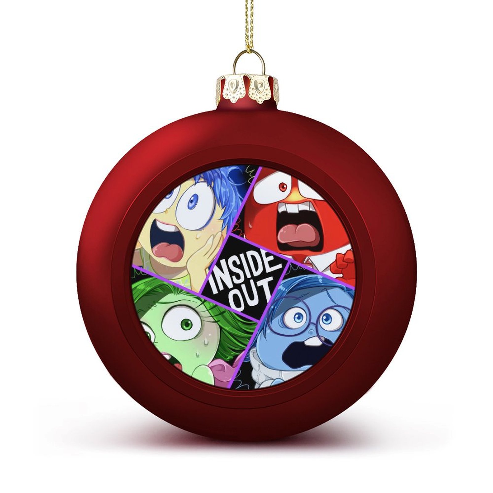 Inside Out 2 Fear Christmas Tree Decorations,Christmas Ornaments ...