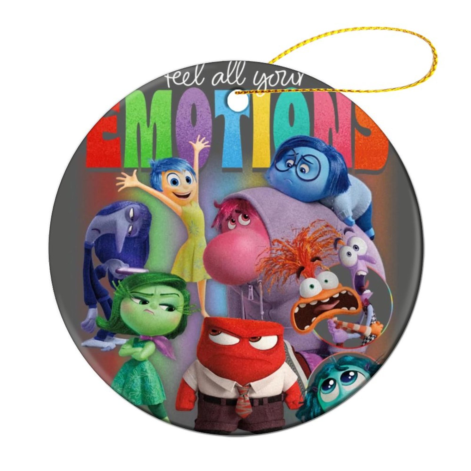 Inside Out 2 Feel All Your Emotions Christmas Ornaments,Christmas Tree ...