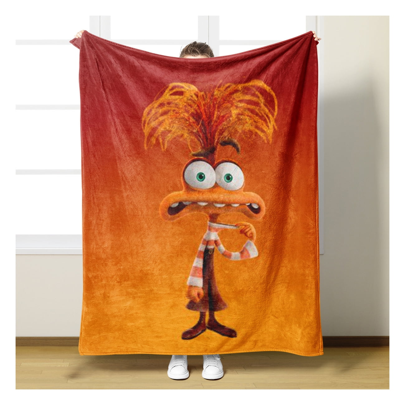 Inside Out 2 Flannel Blanket Sofa Cartoon Bed Blanket Lightweight ...