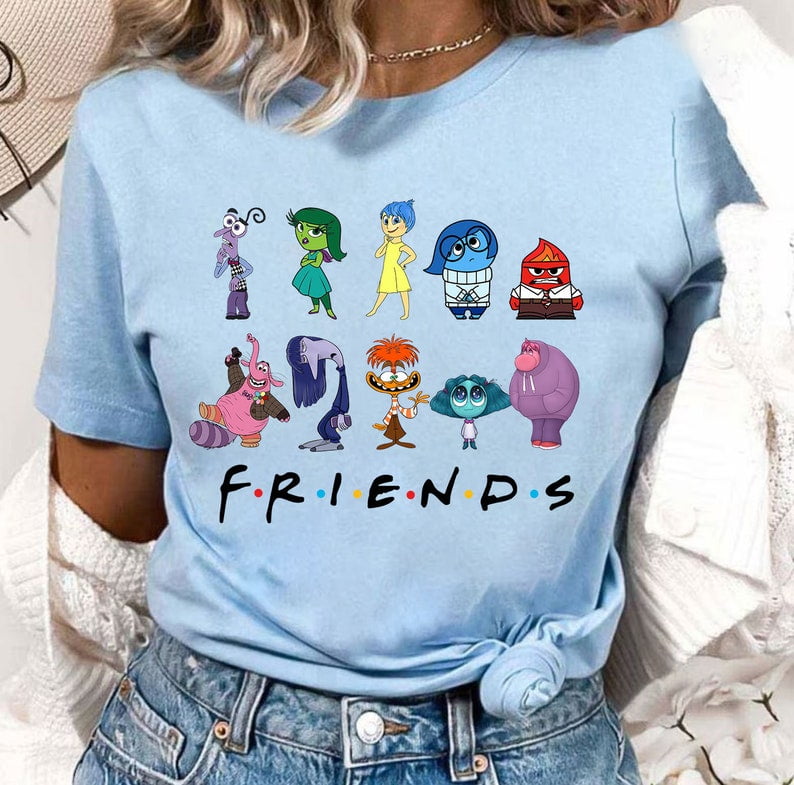 Inside Out 2 Friends T-shirt, Inside Out Characters, It's Okay To Feel ...
