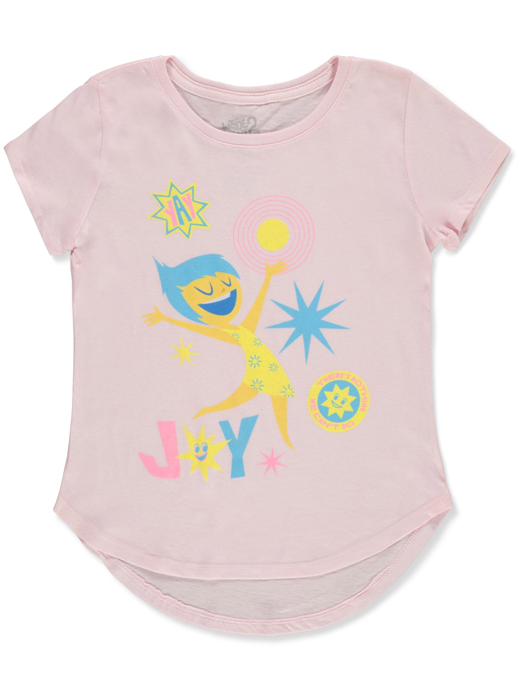 Inside Out 2 Girls' Glow T-Shirt - pink, 14 - 16 (Big Girls) - Walmart.com
