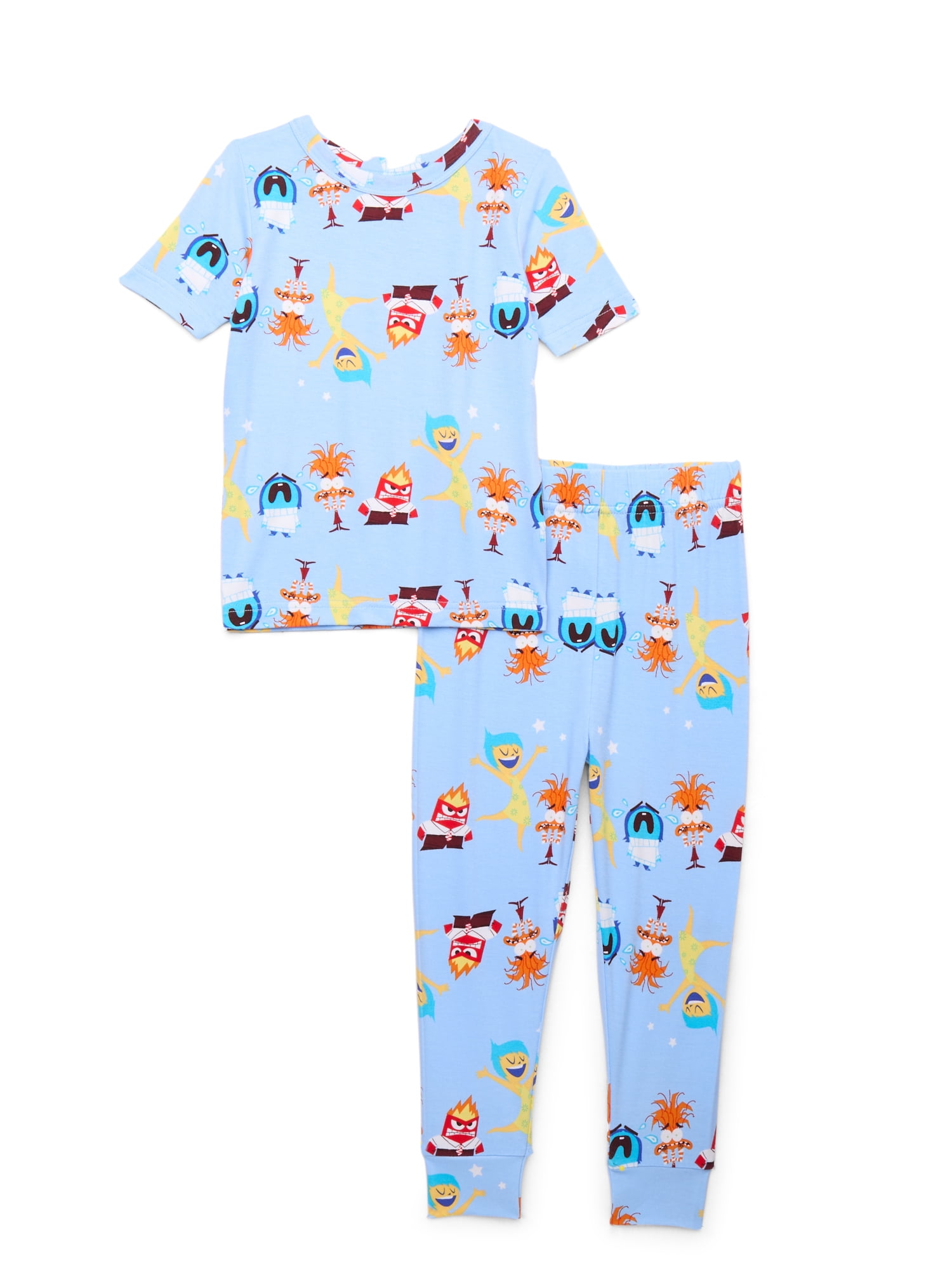 Inside Out 2 Girls Print Top and Joggers Sleep Set, Sizes 4-10 ...