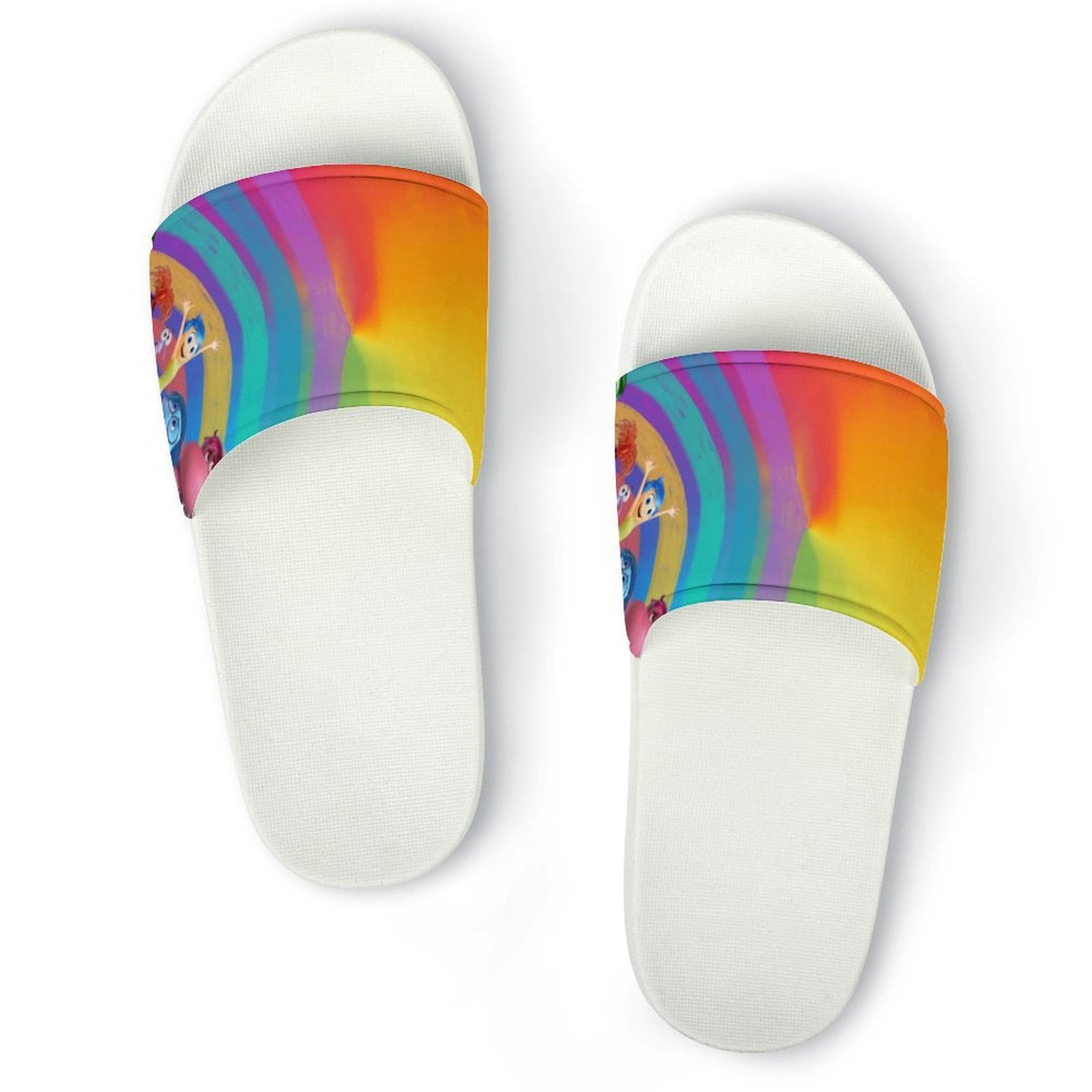 Inside Out 2 House Slides Non Slip Quick Drying Shower Sandals Bathroom ...