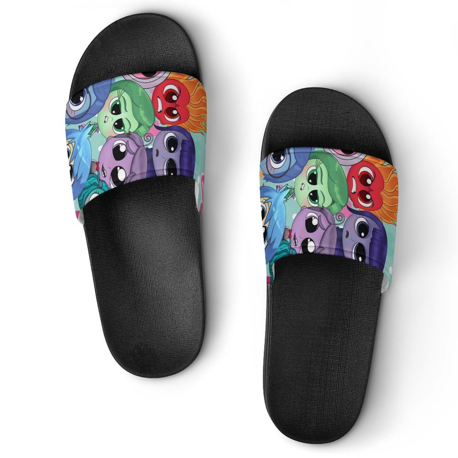 Inside Out 2 House Slides Non Slip Quick Drying Shower Sandals Bathroom ...