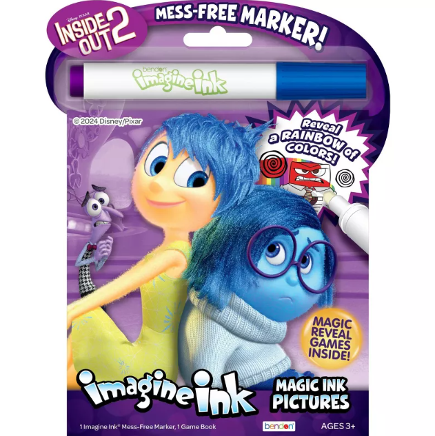 Inside Out 2 Imagine Ink Book - Walmart.com