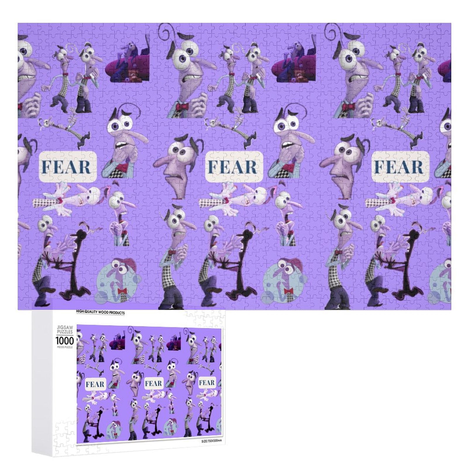 Inside Out 2 Jigsaw Puzzles 1000 Pieces Cartoons Puzzle Cartoon ...