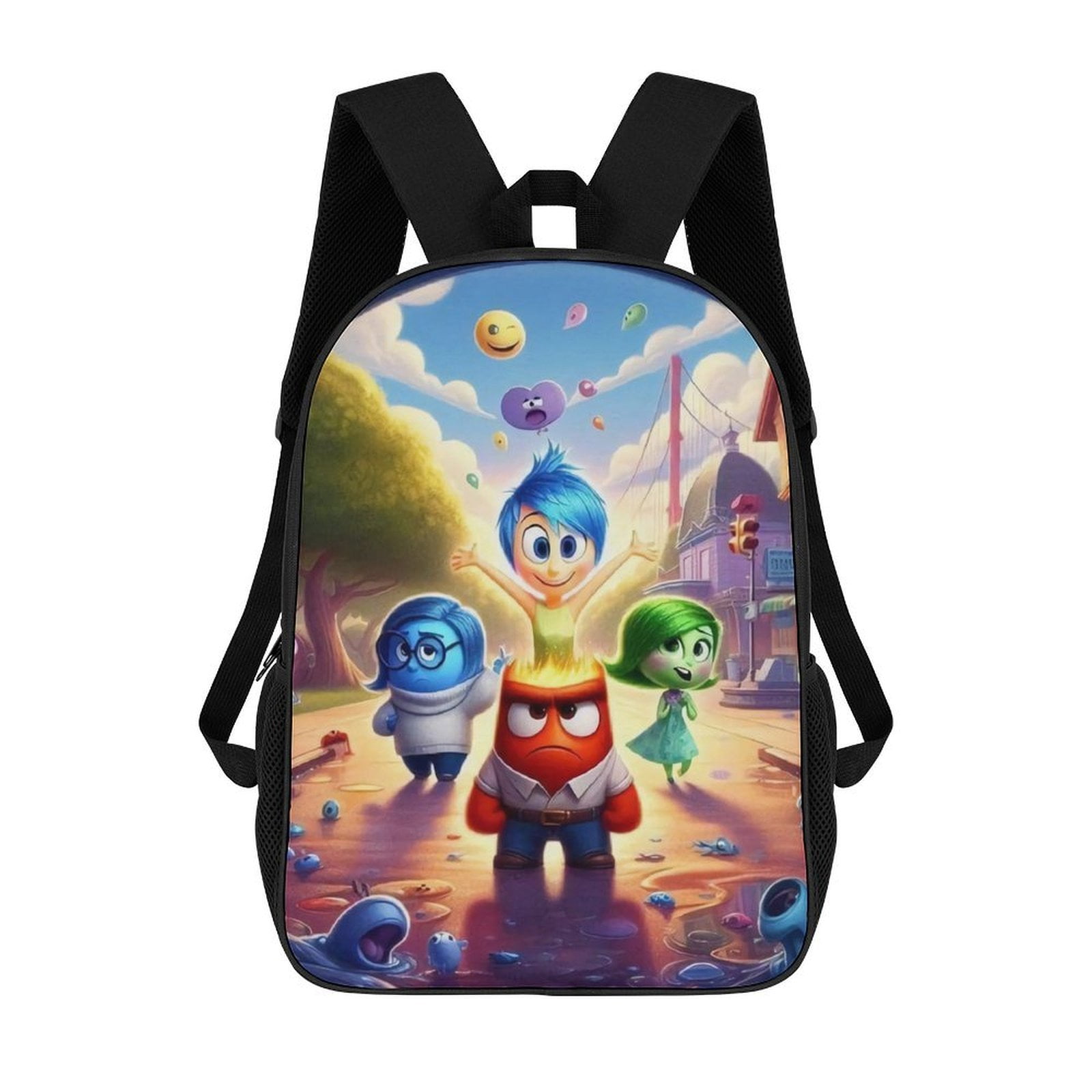 Inside Out 2 Joy Angry Disgust Sadness Backpack Travel Bag for Men ...