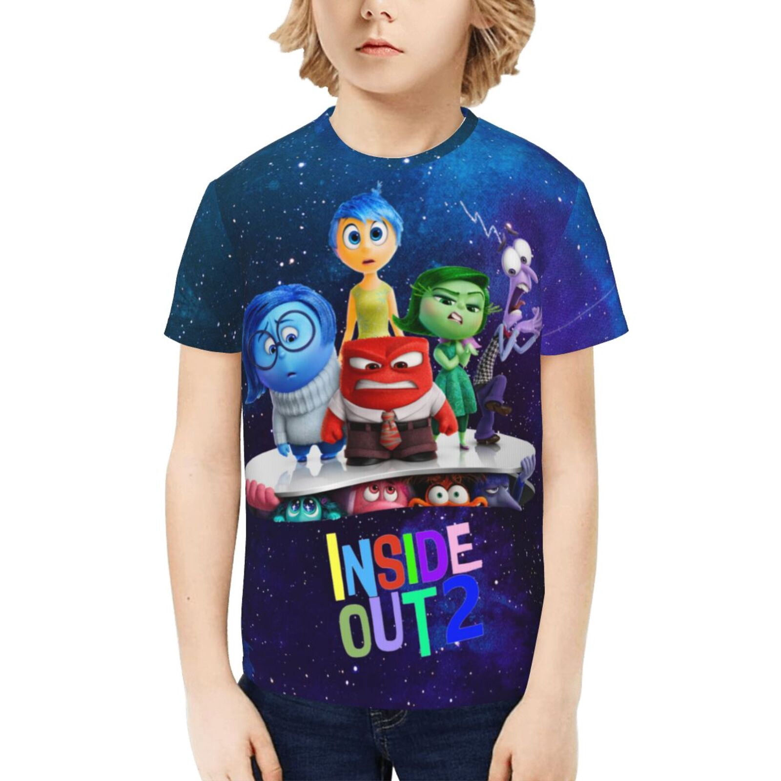 Inside Out 2 Kids T-Shirt 3d Printed Graphic T-Shirts Boys And Girls ...