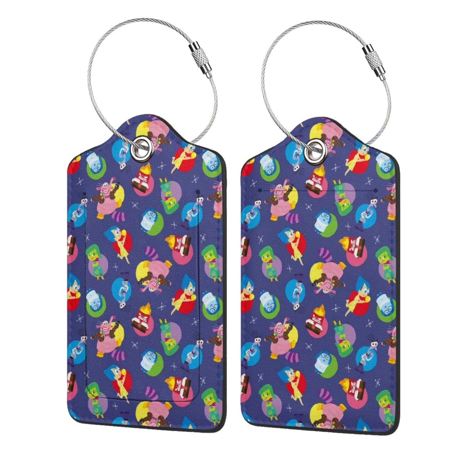 Inside Out 2 Luggage Tags for Suitcases Travel ID Identification Labels ...