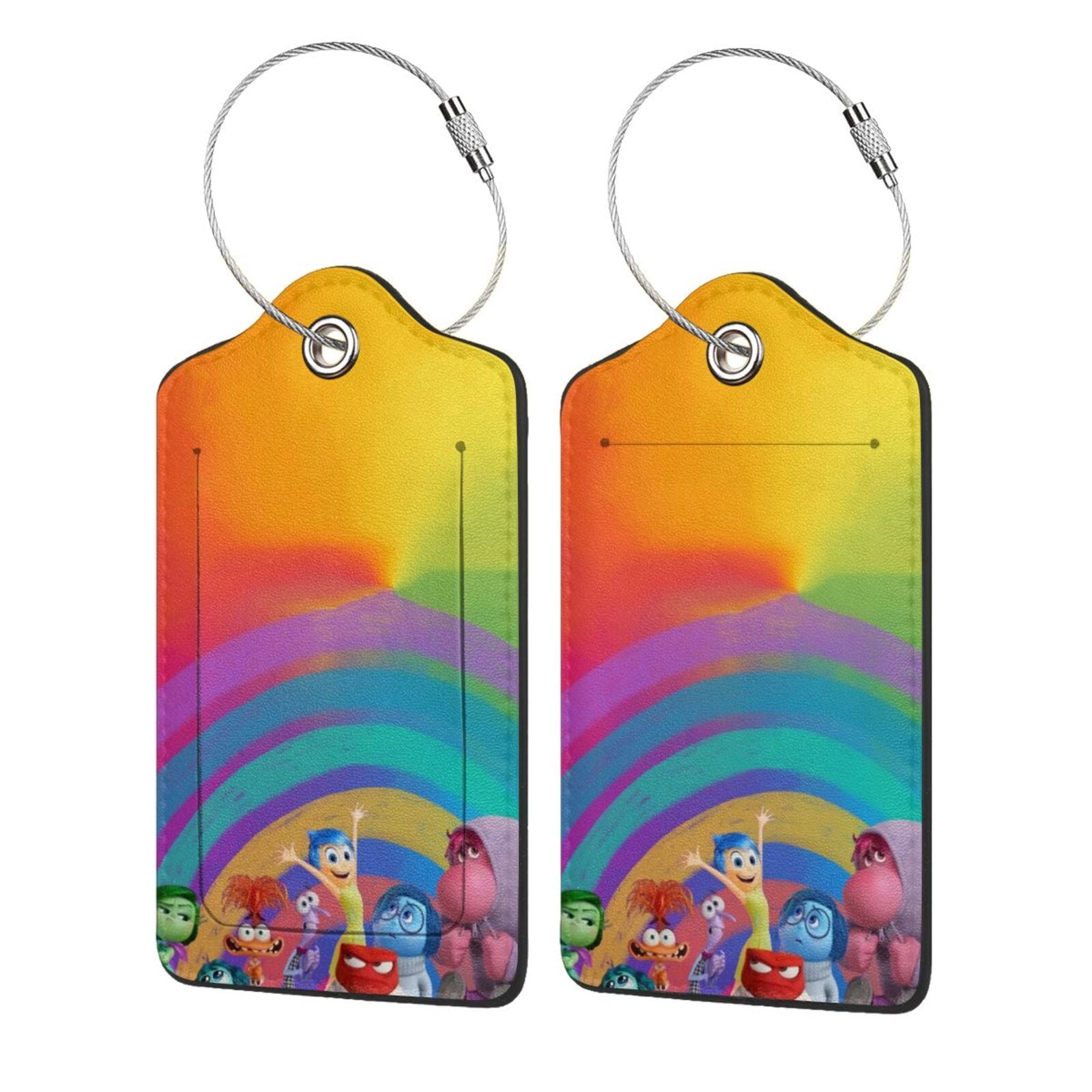 Inside Out 2 Luggage Tags for Suitcases Travel ID Identification Labels ...