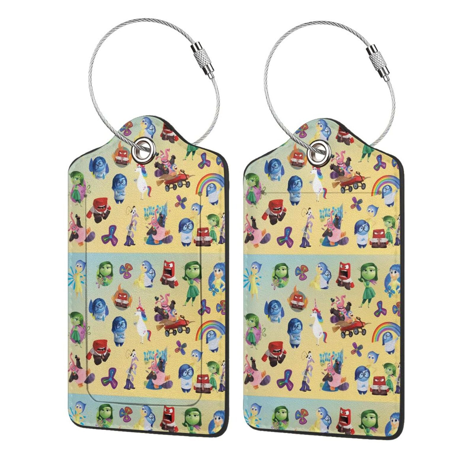 Inside Out 2 Luggage Tags for Suitcases Travel ID Identification Labels ...