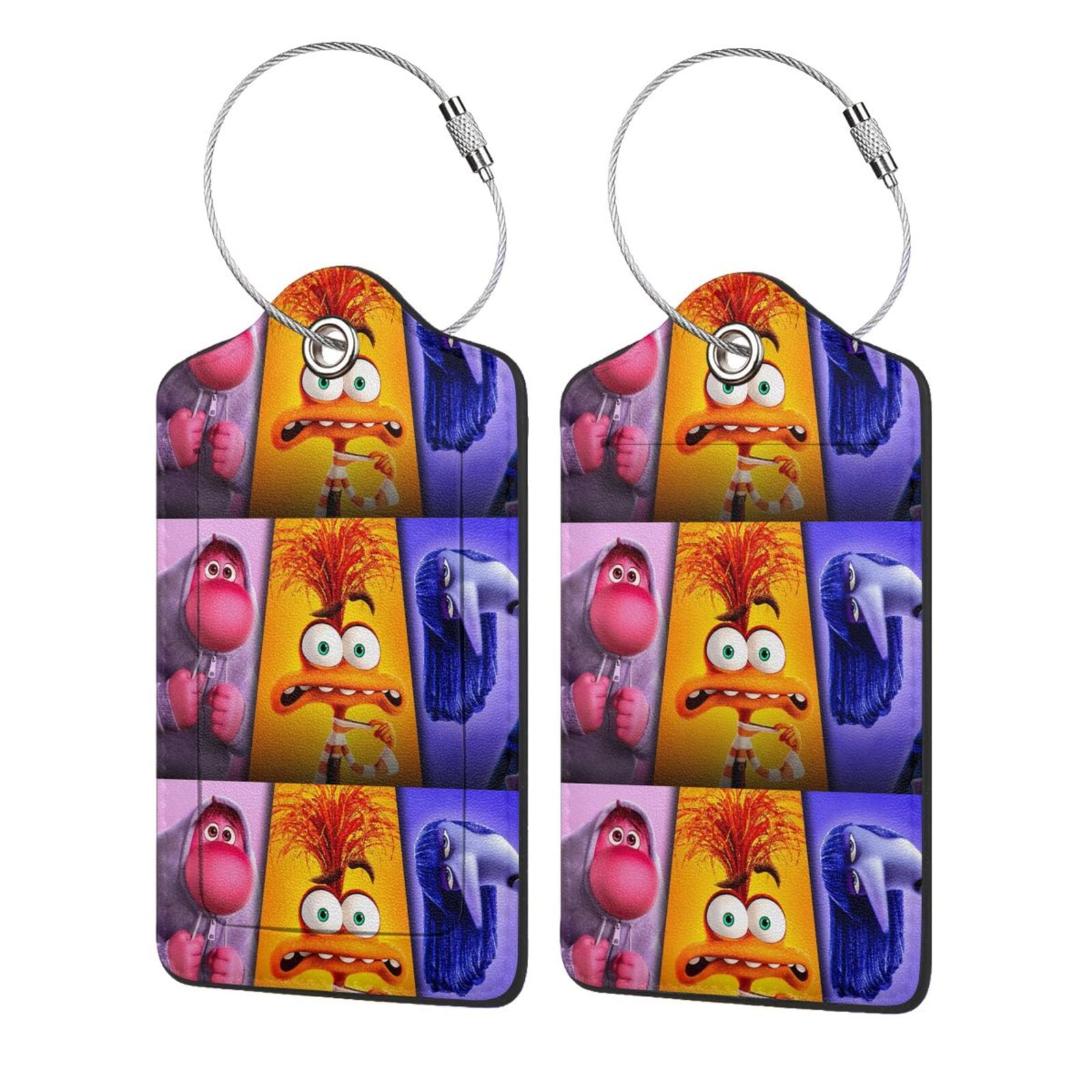 Inside Out 2 Luggage Tags for Suitcases Travel ID Identification Labels ...