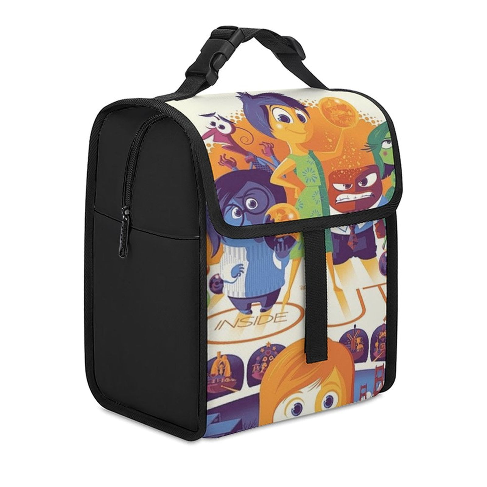 Inside Out 2 Lunch Bag Insulated Portable Lunch Box Cooler Bag for ...