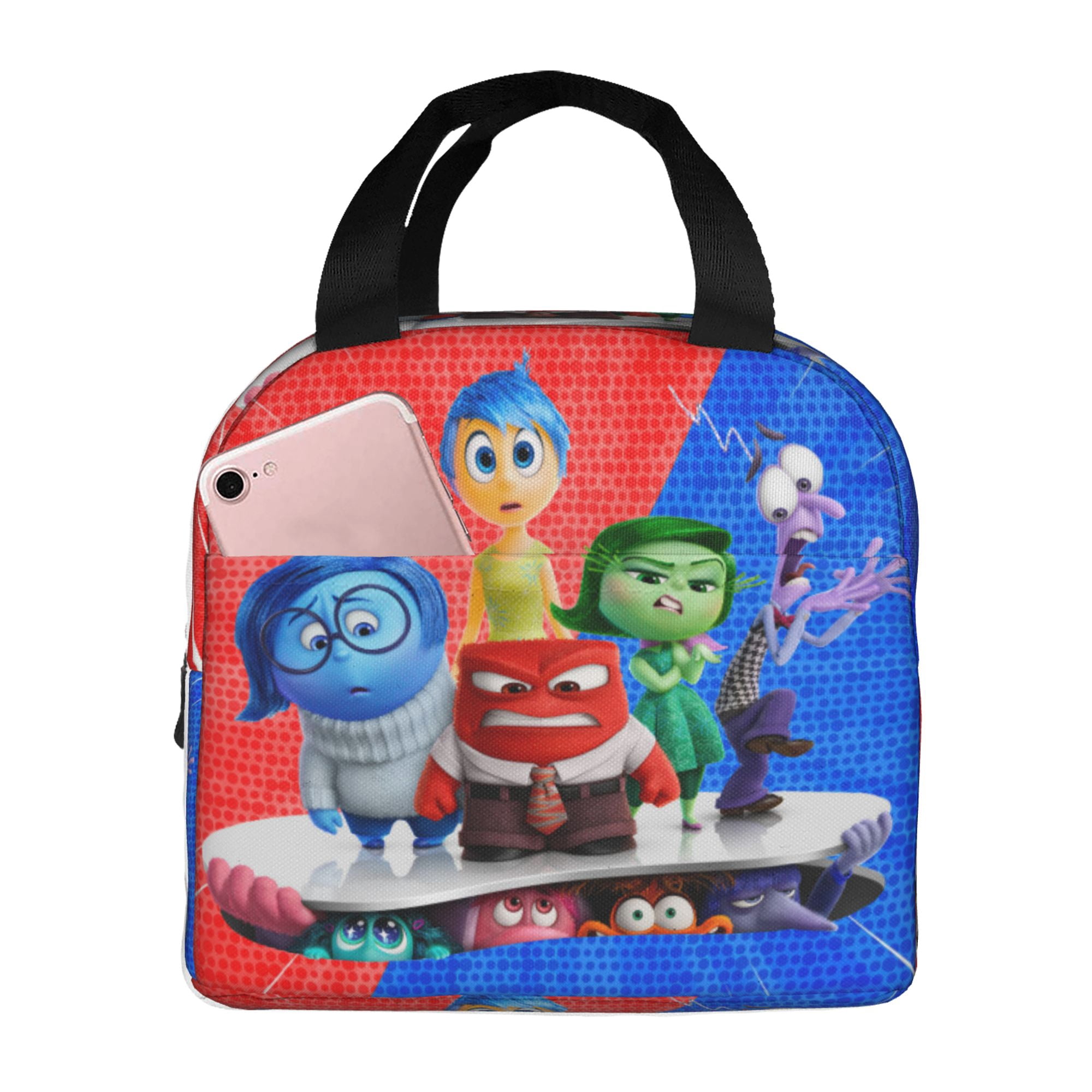 Inside Out 2 Lunch Bag Tote Bag Insulated Lunch Box Picnic Beach ...