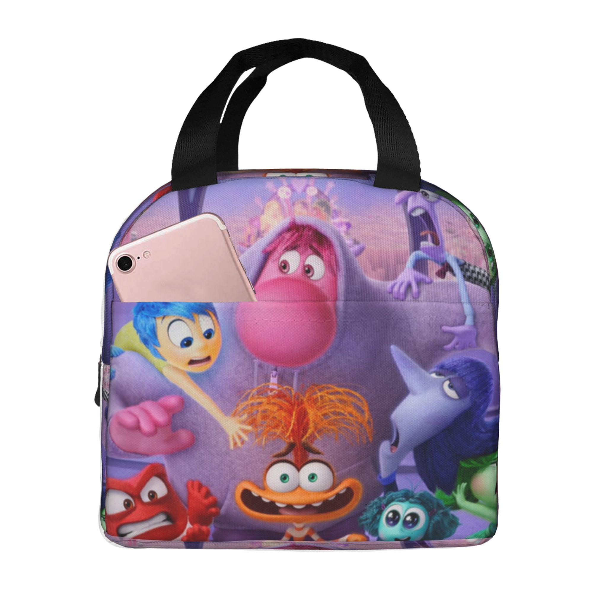 Inside Out 2 Lunch Bag Tote Bag Insulated Lunch Box Picnic Beach ...