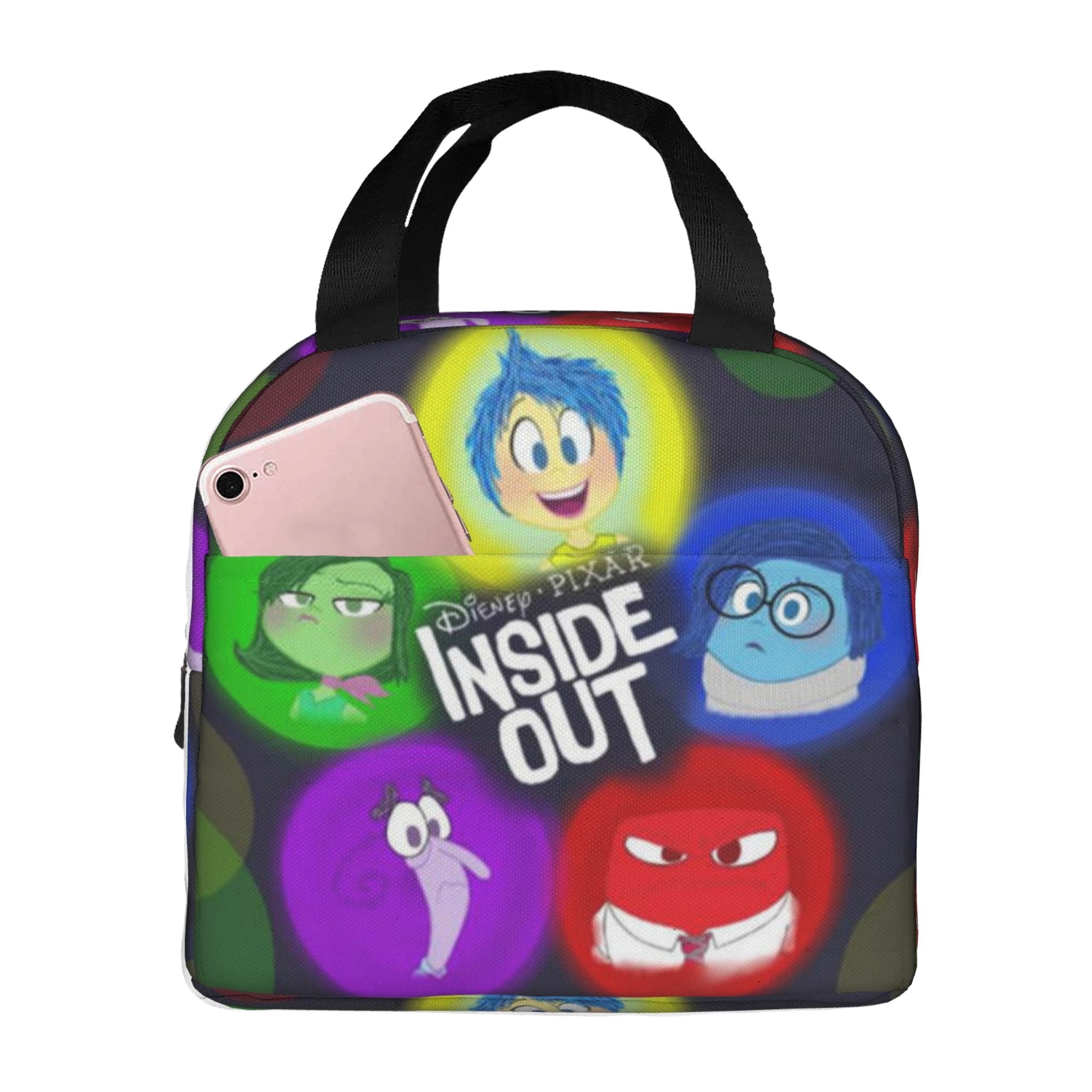 Inside Out 2 Lunch Bag Tote Bag Insulated Lunch Box Picnic Beach ...