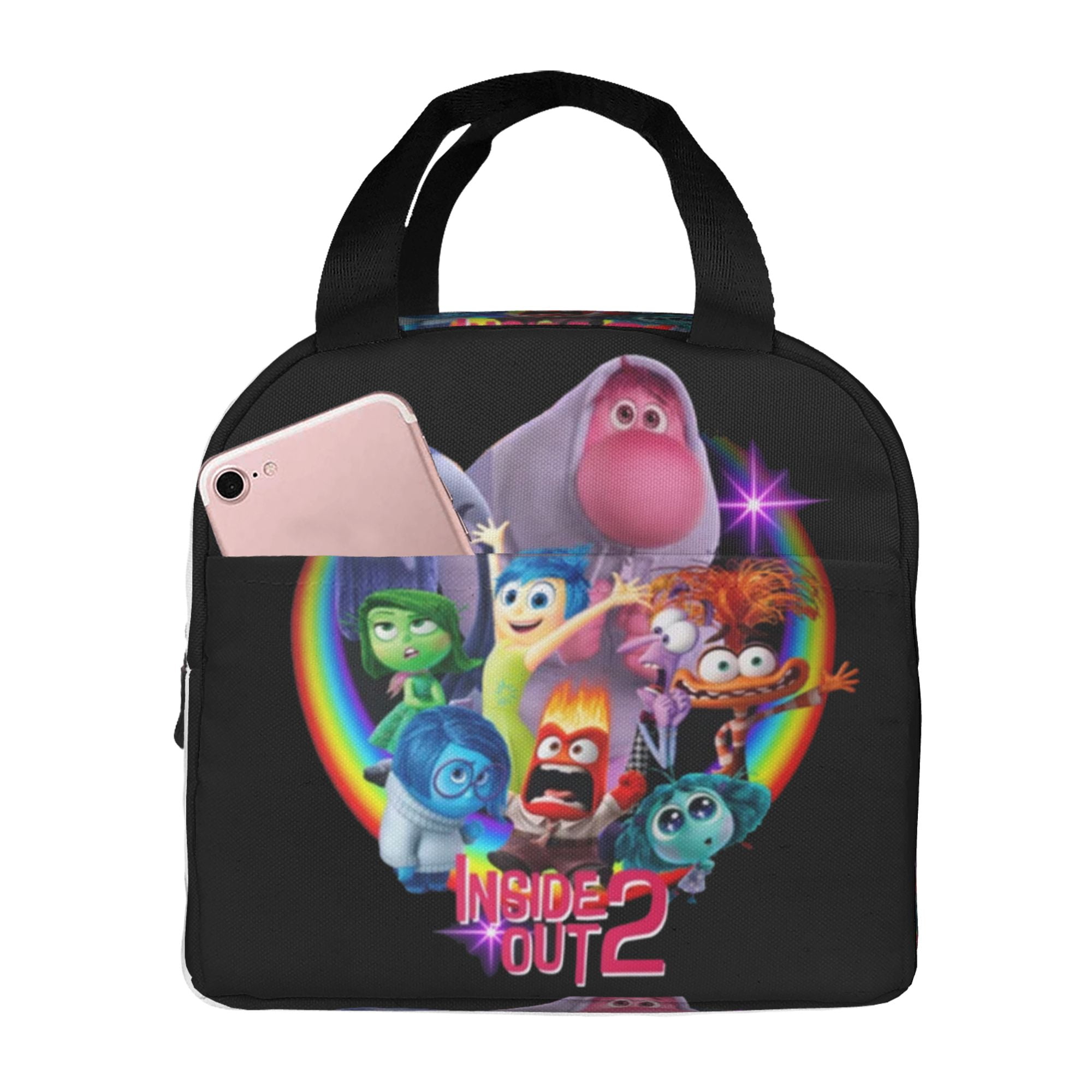 Inside Out 2 Lunch Bag Tote Bag Insulated Lunch Box Picnic Beach ...