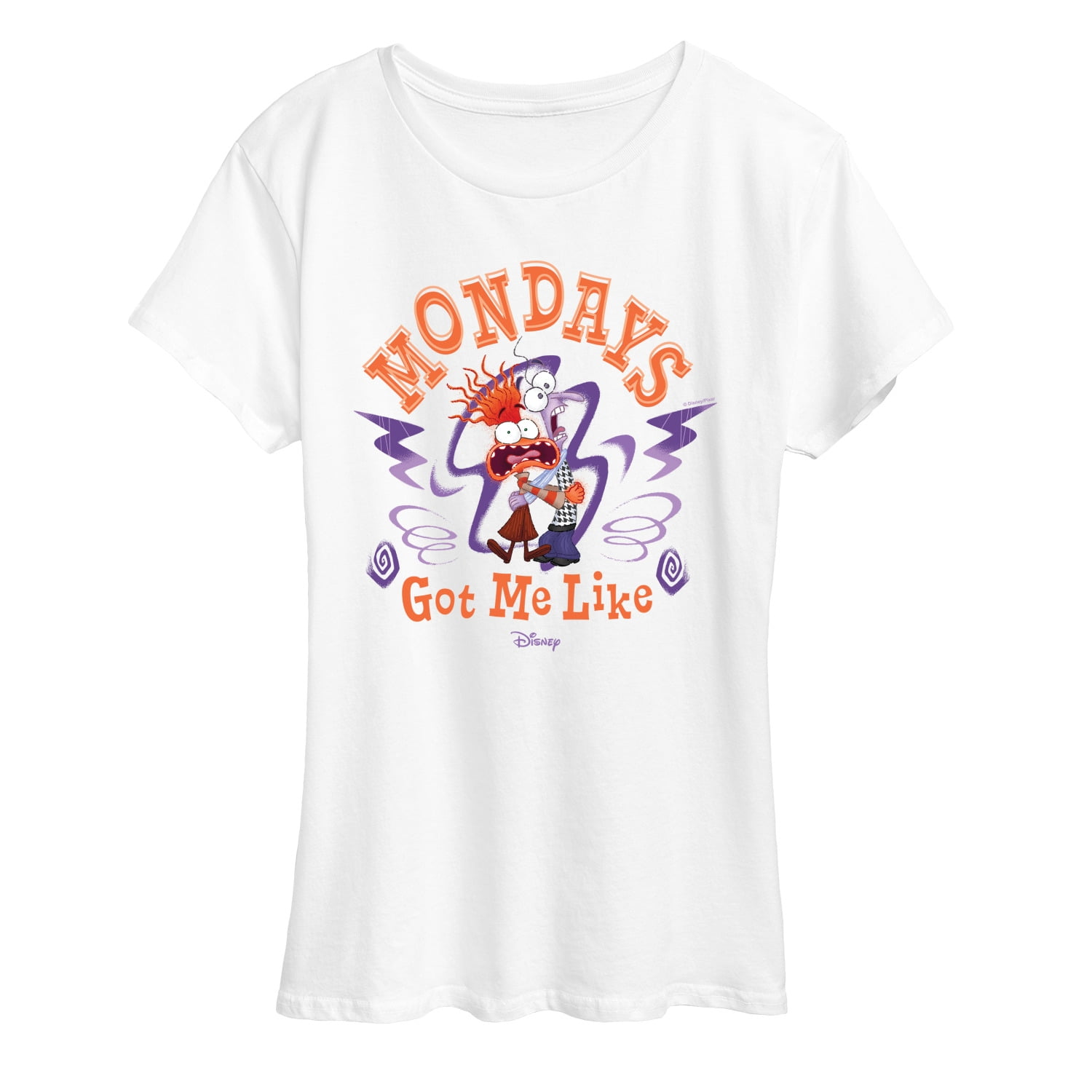 Inside Out 2 - Mondays Got Me Like - Women's Short Sleeve Graphic T ...