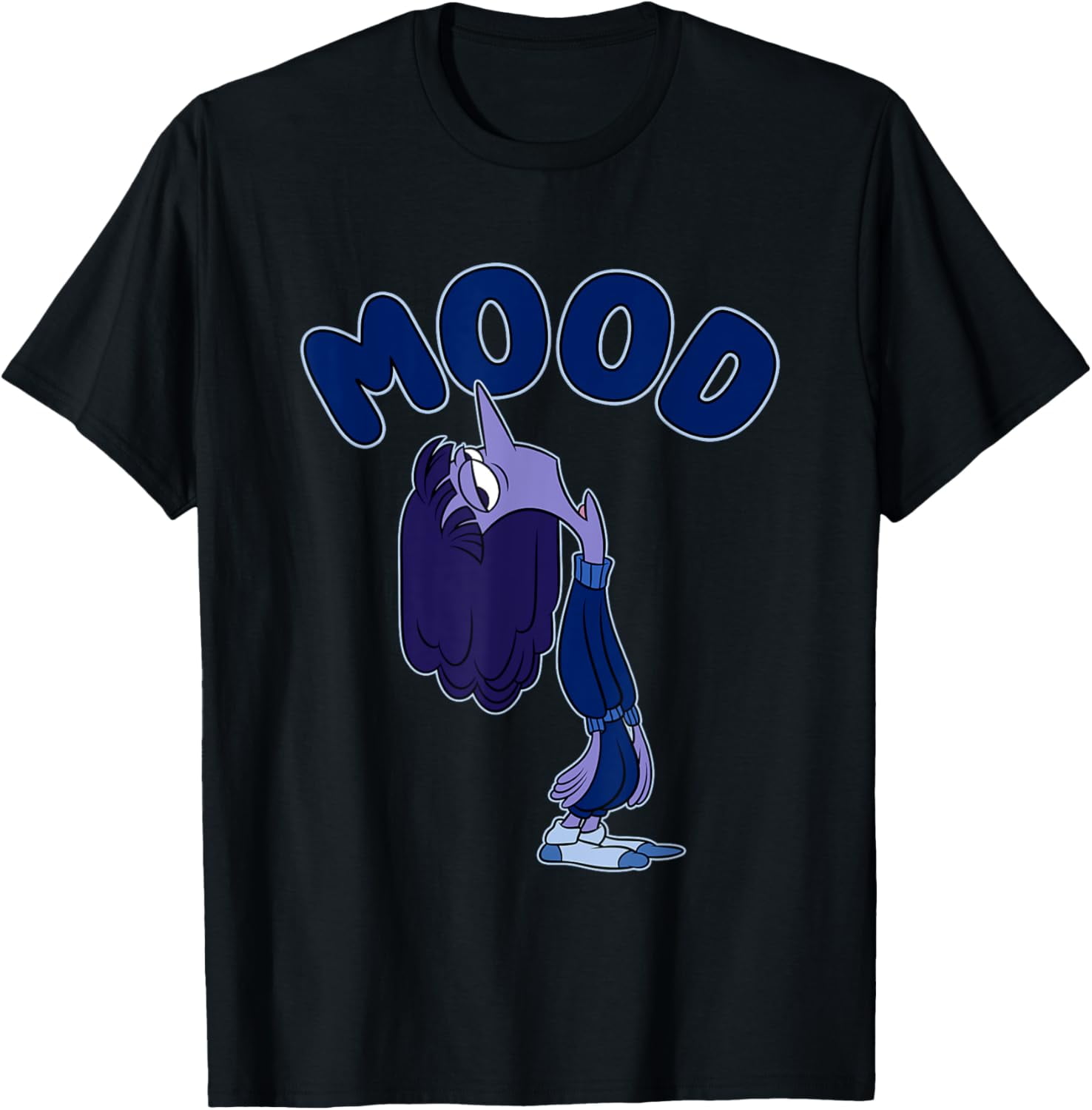 Inside Out 2 Mood Ennui Bored Retro Shot T-Shirt - Walmart.com