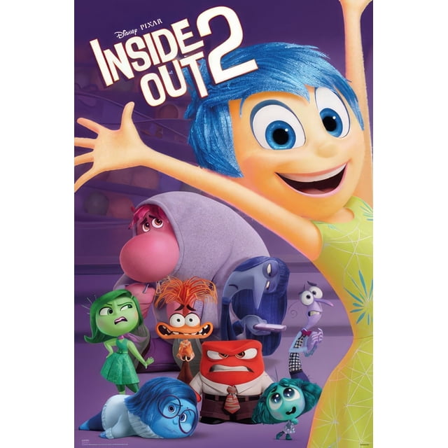 Inside Out 2 - Movie Poster (Regular Style) (Size: 24" x 36") - Walmart ...