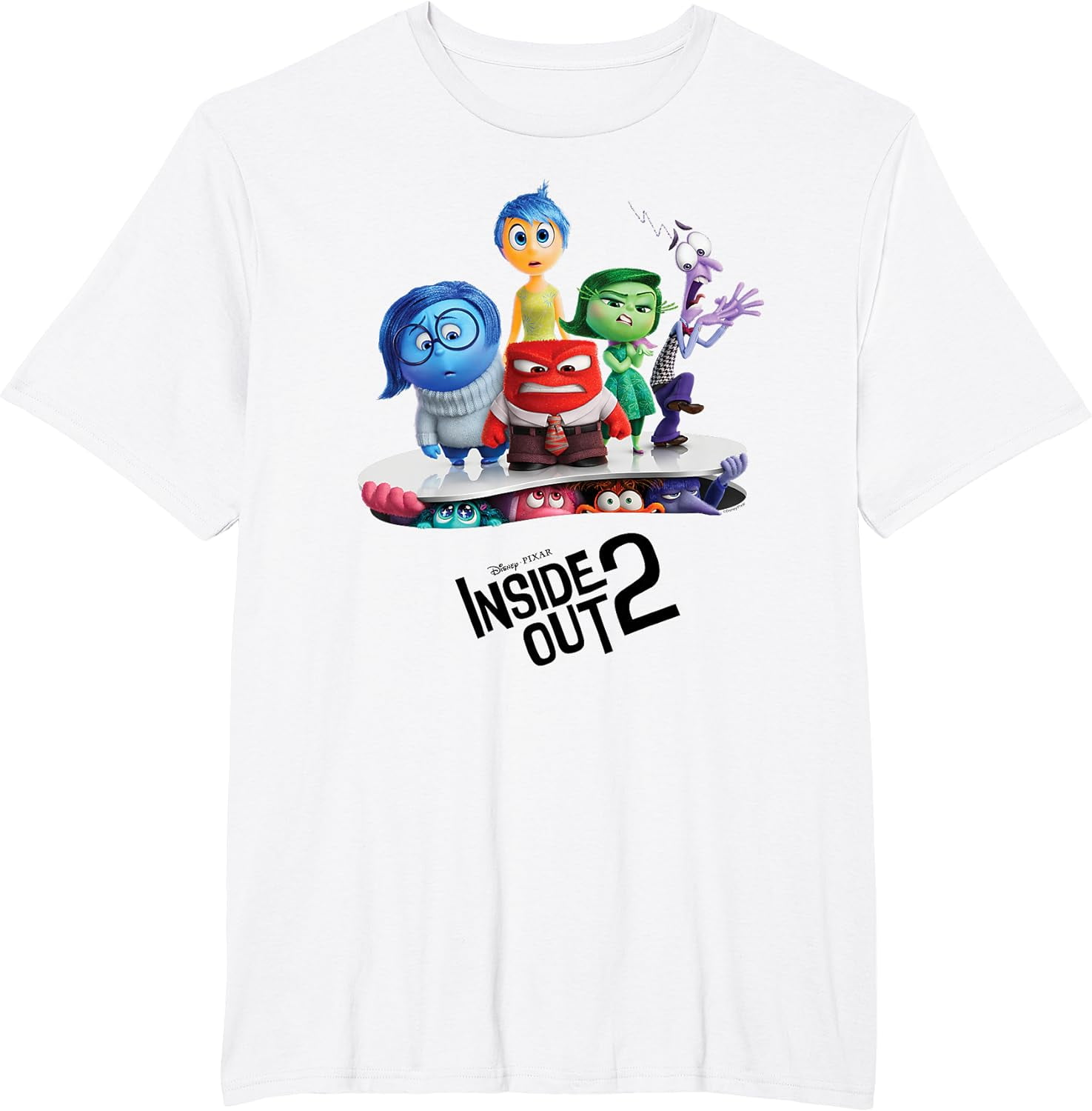 Inside Out 2 New Emotions Official Poster T-Shirt - Walmart.com